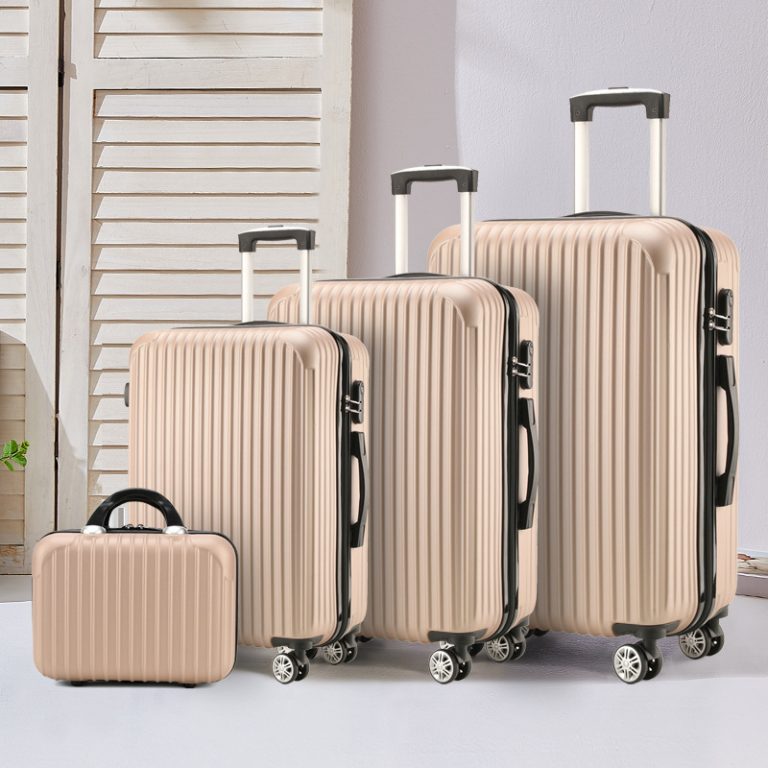 C43619 Carry-on suitcase with telescopic handle and silent, multi ...